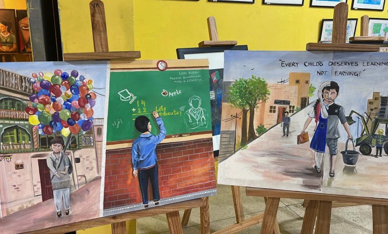 Afghan Artist's Paintings Highlight Plight of Child Labor and Early ...