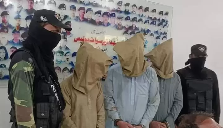 Three Suspects Arrested for Attack on Banr Police Checkpost in Swat