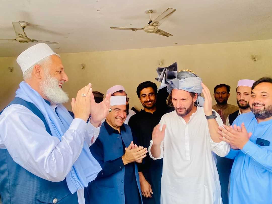 Shahid Afridi Visits Khyber District, Emphasizes Unity and Development ...
