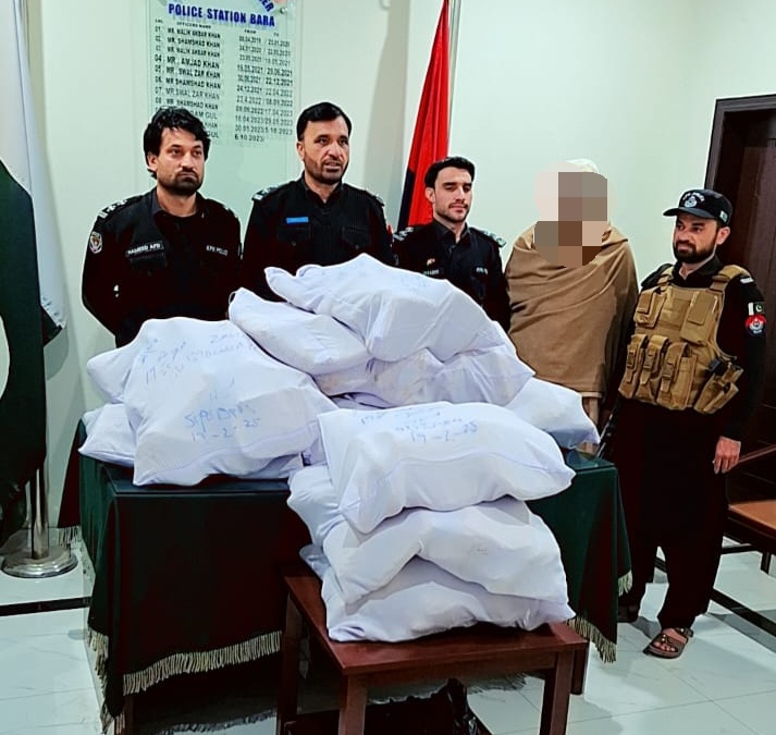 Khyber Police Seize Drugs Worth Millions Hidden in Tractor Loader ...